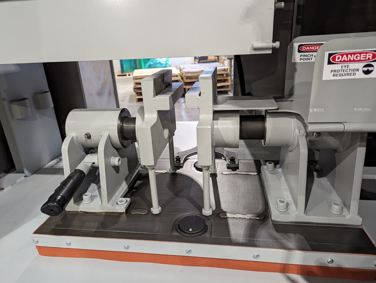 Plate Cutting Fixture for Weld Coupon Abrasive Cutter